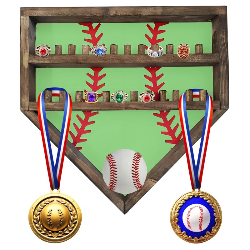 Softball Baseball Championship Ring Display Case, Football Basketball ...