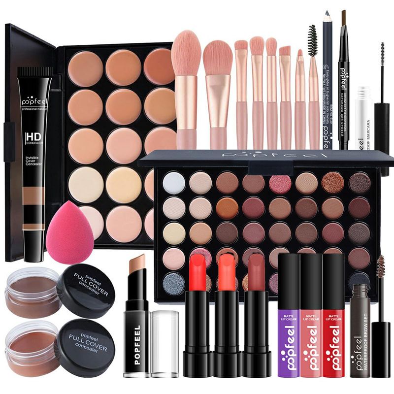 All-In-One Makeup Kit, 25 Pcs Complete Makeup Gift Set Full Kit ...
