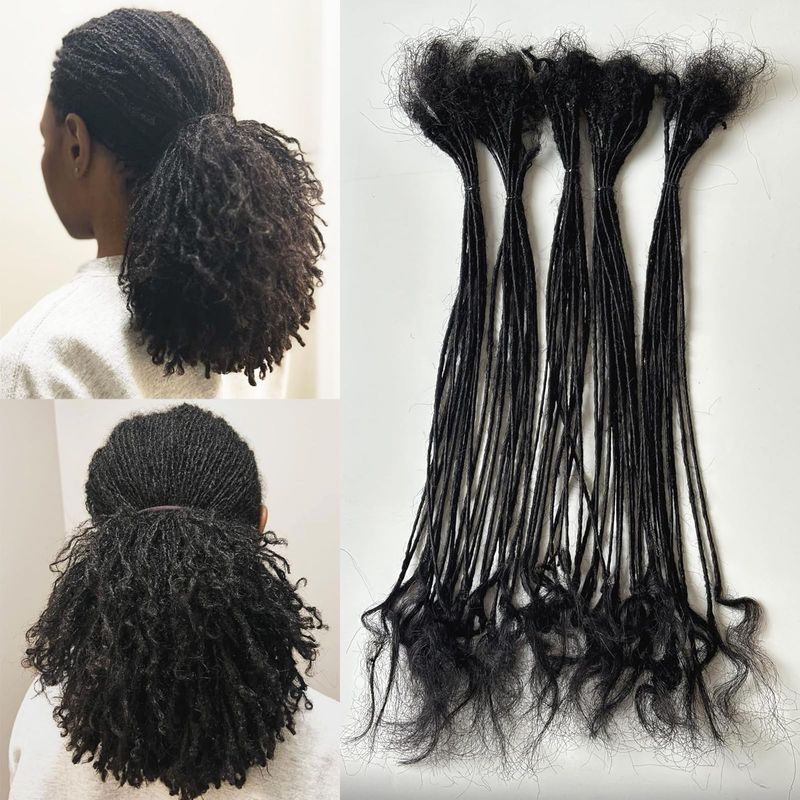 Dreadlock Maker Human Locs 0.1cm Width 14inch 50strands Micro Locs with ...