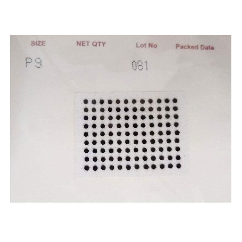 Eyetex Pallavi Sticker Kumkum 2in1 Black Color Bindi - Size-P9B (Pack ...