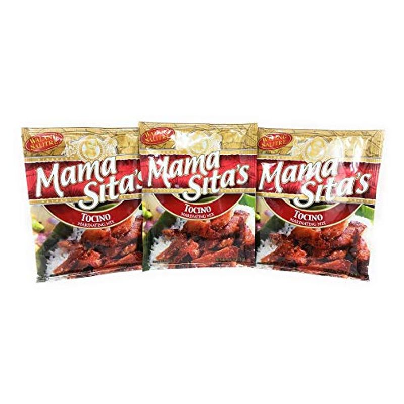 Mama Sita's - Marinating Mix - Tocino - 3 X 2.6 Oz. / 75 G - Product of ...