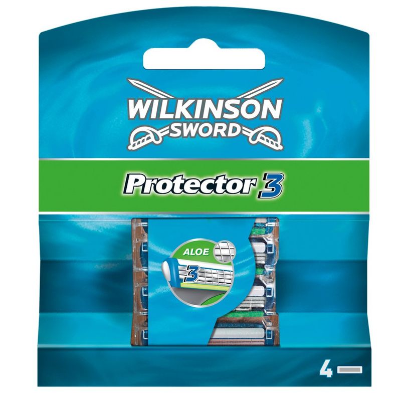 Wilkinson Sword Protector 3 Blades - Pack of 4 Blades - Online ...