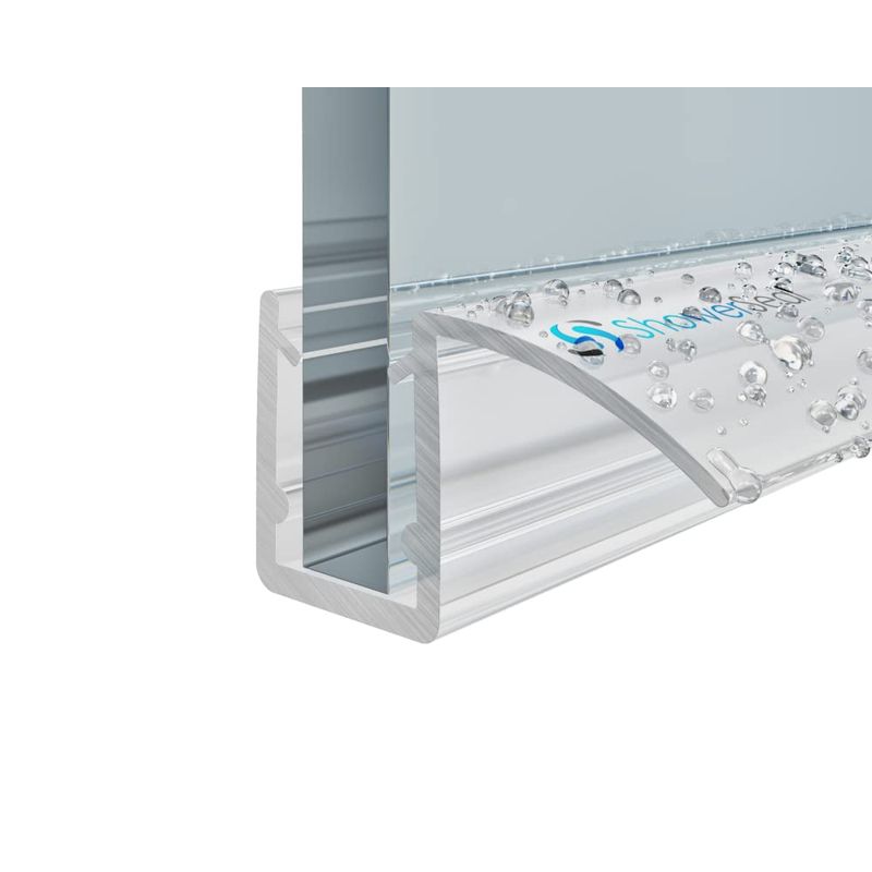 Shower Door Deflector Seal | 4-6mm to 10mm Glass Versions | Pivot Door ...