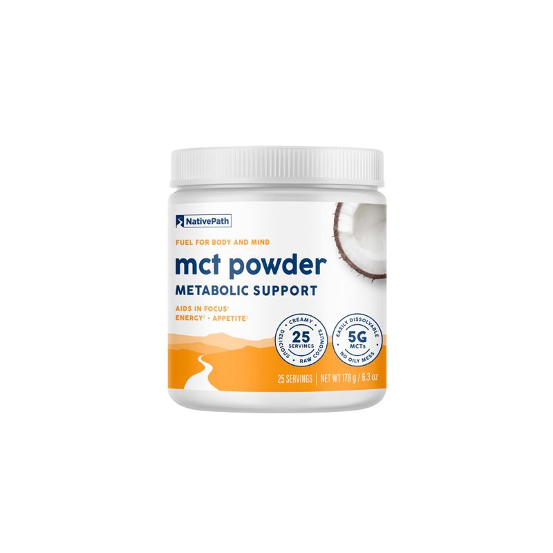 NativePath MCT Oil Powder Supplement - Unflavored MCT Powder with Keto ...