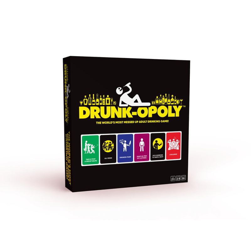 Imagination Gaming Drunk-opoly Adult Board Drinking Game, Outrageous ...