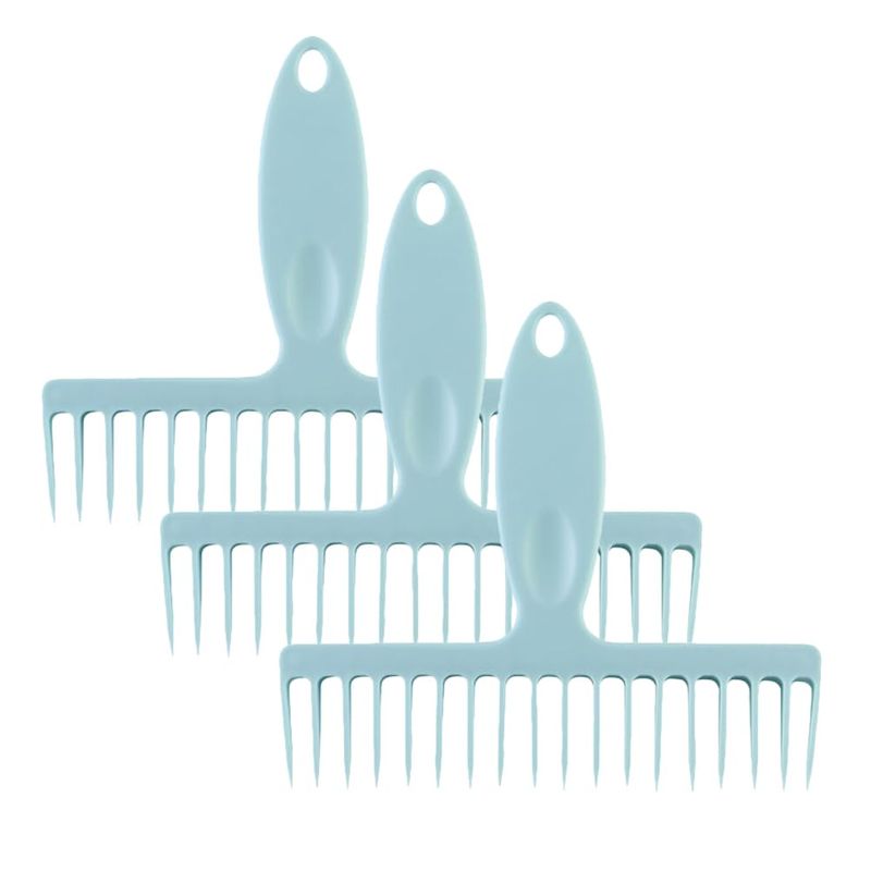 VOSAREA 3pcs Delinting Tooth Comb Broom Whisk Broom Multi-use Comb ...