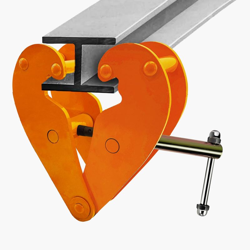 Beam Clamp Alloy Steel 1.0t (1 Ton) Heavy Duty H Beam Lifting Clamp for ...