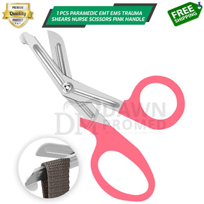 Paramedic EMT EMS Trauma Shear Nurse Scissor First Aid 5.5" Pink German ...