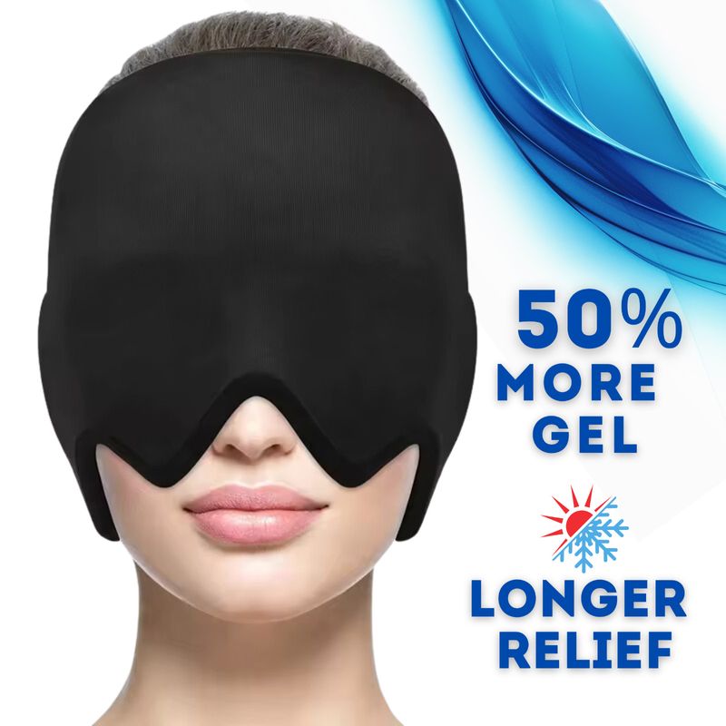 Migraine Sinus Relief Cap - Headache Tension Relief Cap Ice Face Mask ...