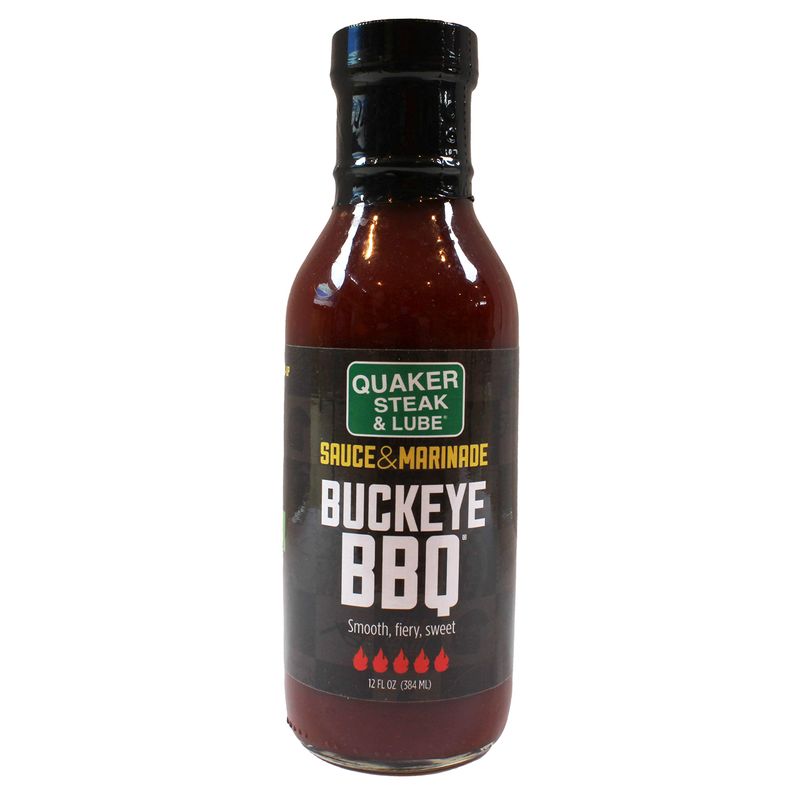 Quaker Steak and Lube Buckeye Barbecue Wing Sauce - 12 Ounce Glass ...