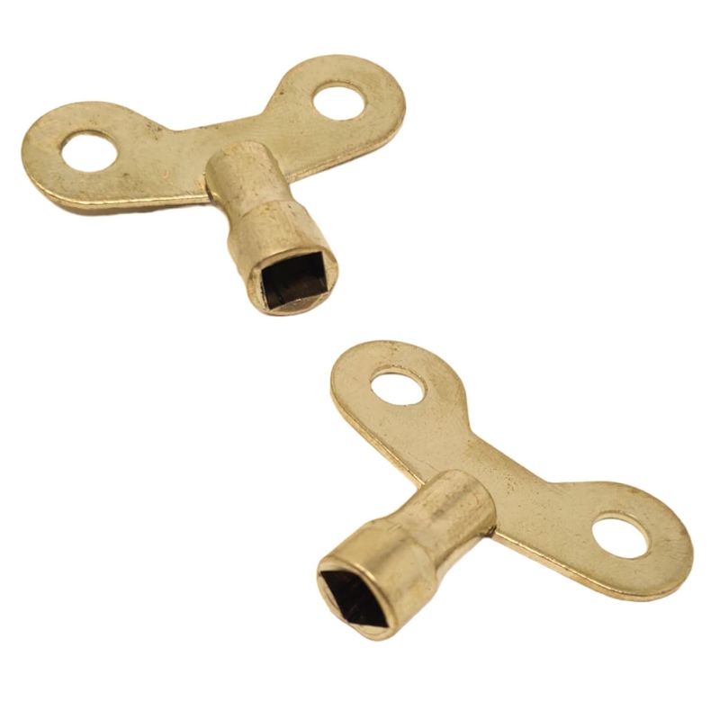 Nartel® Wide Radiator Plumbing Bleed Bleeding Key Keys Brass Vent ...