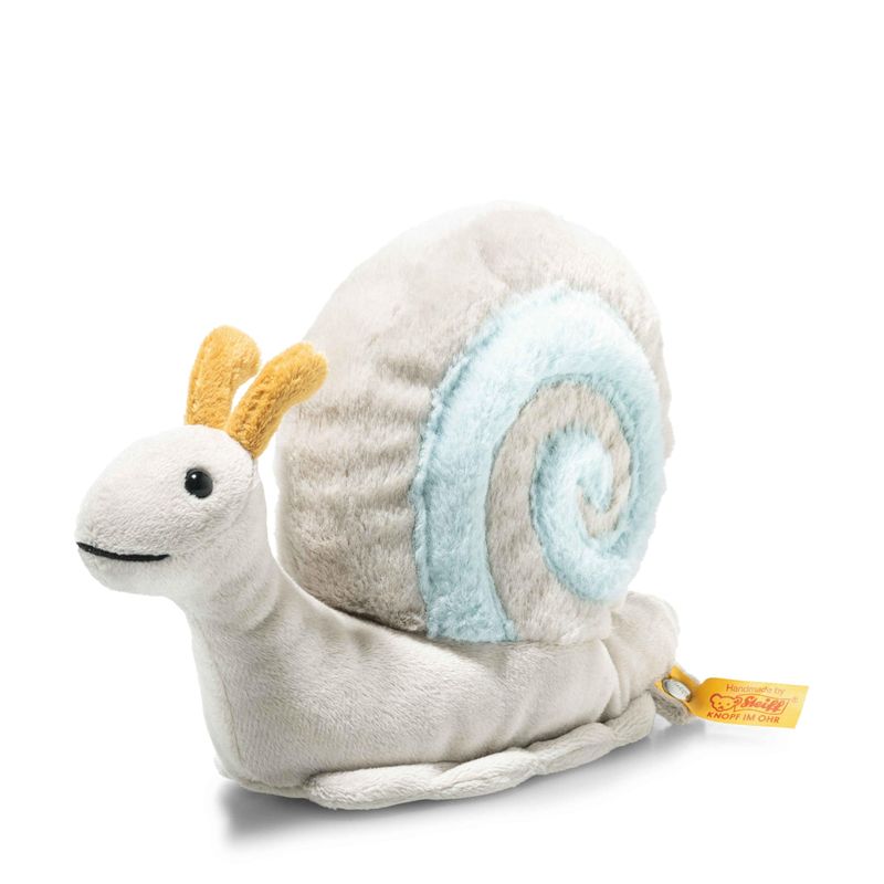 Steiff Snailly Snail 20 cm, Soft Cuddly Friends, Stuffed Animal Snail ...