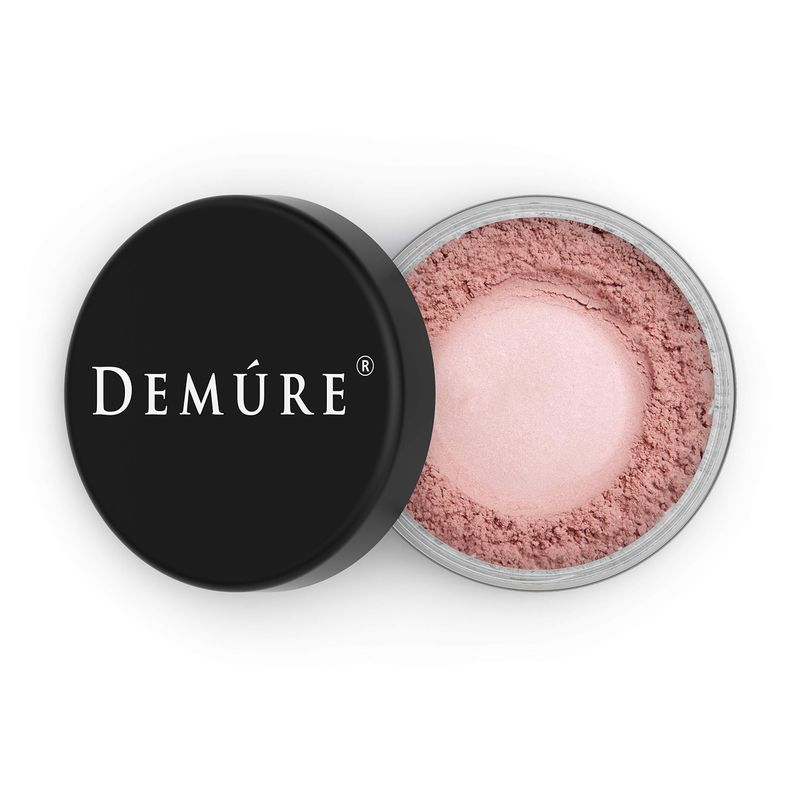 Demure Mineral Blush Makeup (Hint of Pink), Loose Powder Makeup ...