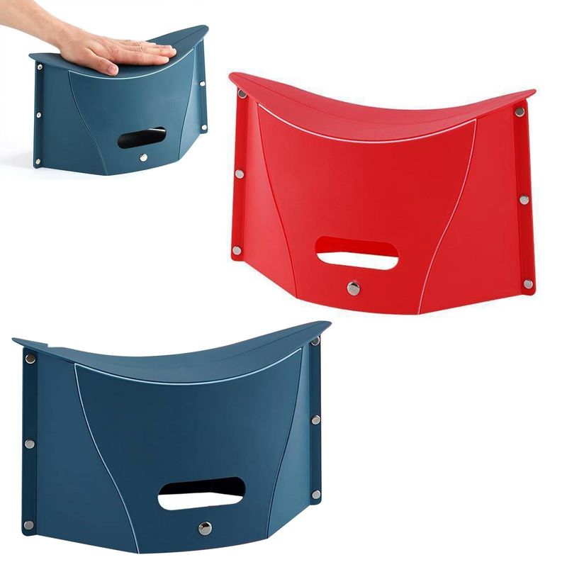 Wbgraceful 2pcs Folding Stool, Portable Airplane Footrest, Travel Foot ...