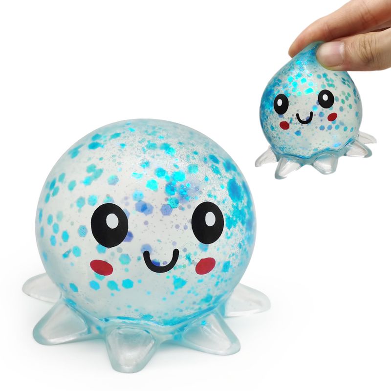 ZTATU Mini Octopus Toy Stress Balls for Adults (1PCS) Octopus Sea ...