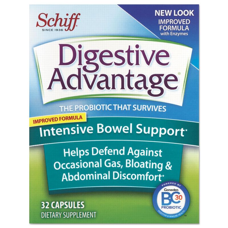 Digestive Advantage Probiotic Intensive Bowel Support Capsule, 32 Per ...