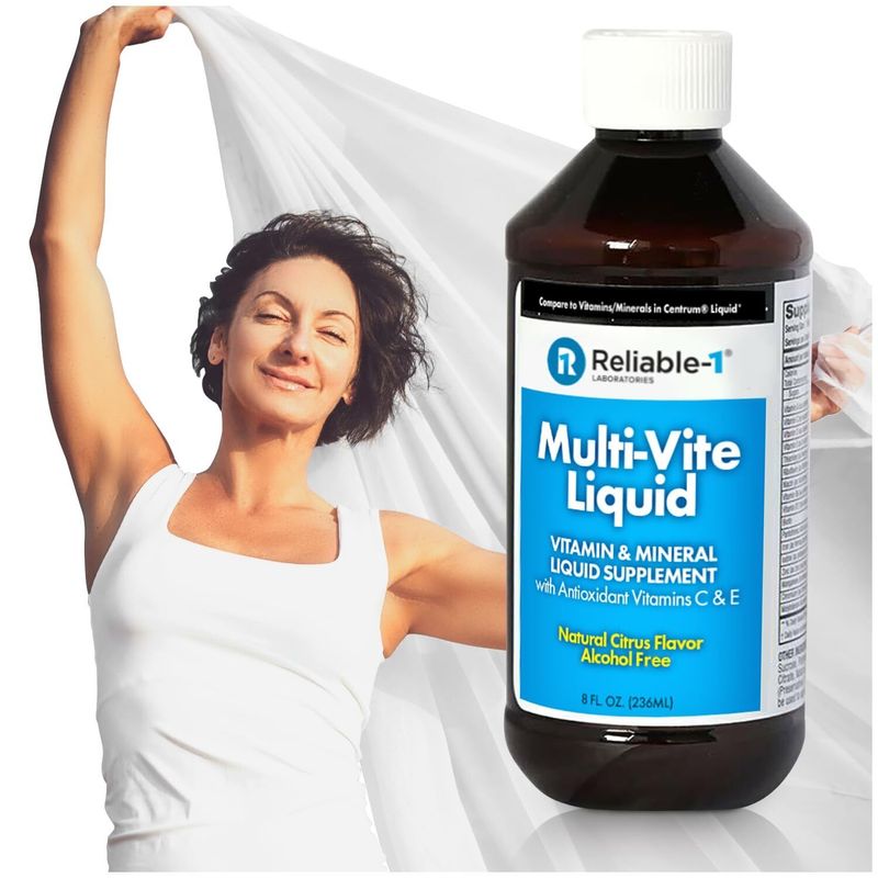 Reliable-1 Laboratories Multi-Vite Liquid Multivitamin for Adults ...