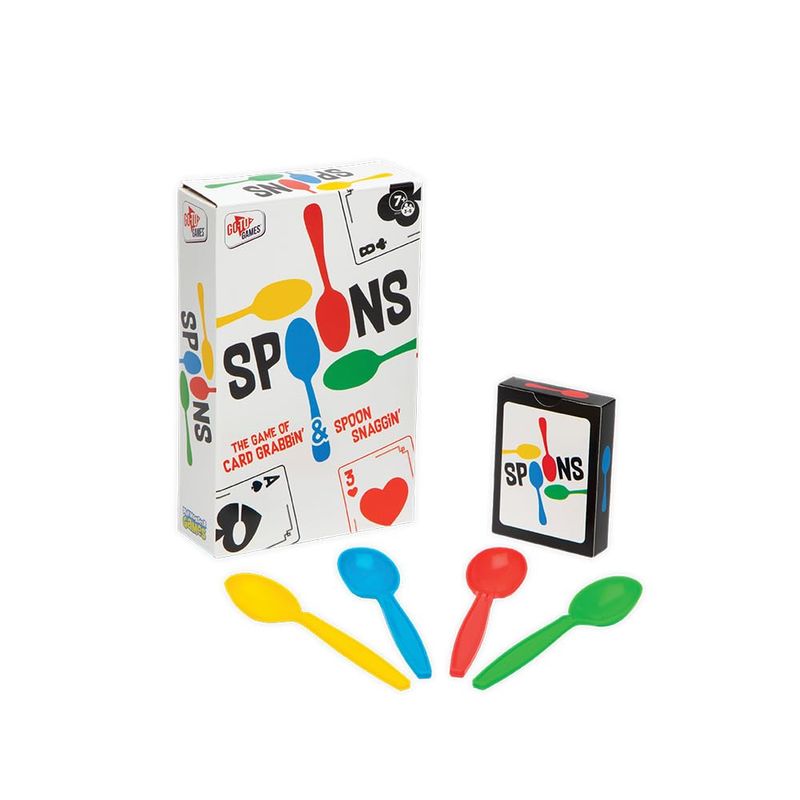 Spoons Games, Card Games for Kids - Spoons Game, Deck of Cards, Fun ...