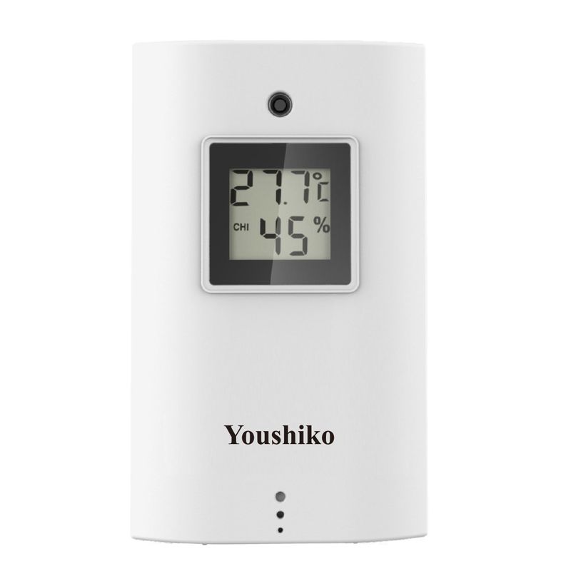 Youshiko YC9315 Wireless Temperature & Humidity 3 - Channel Sensor for ...