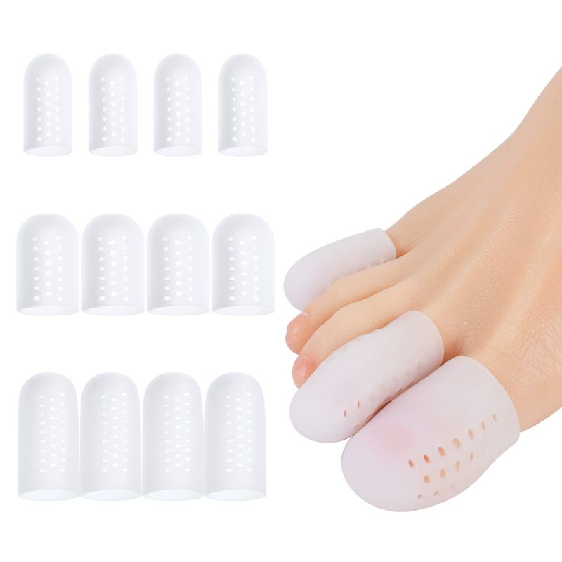 ACWOO Toe Protectors Large Toe, Pack of 12 Gel Toe Caps, Toe Protectors ...