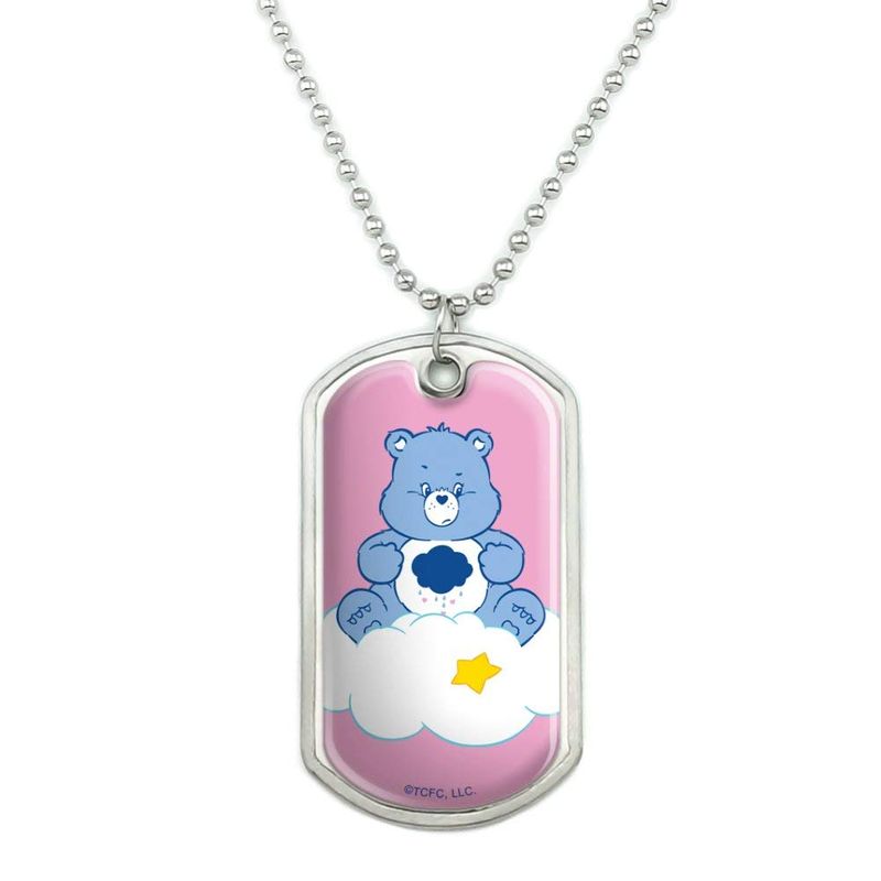 GRAPHICS & MORE Care Bears Grumpy Bear Military Dog Tag Pendant ...