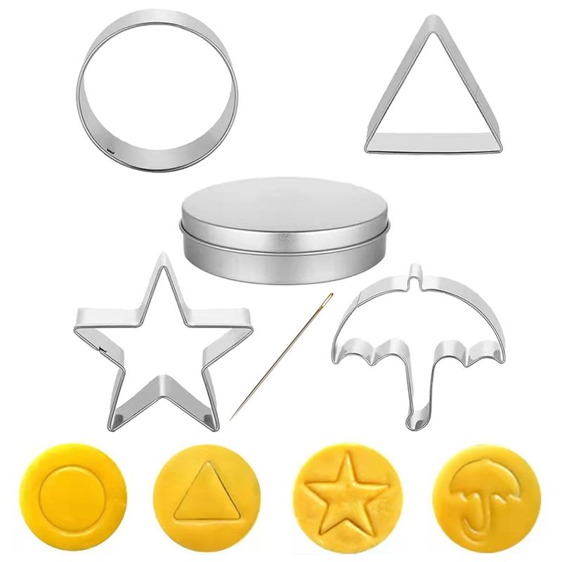 Korean Dalgona Sugar Candy Making Tools Game Squid Cookie Cutters Sugar ...