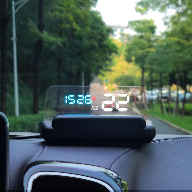 AMROOLOO GPS Speedometer, Mirror Reflective Car Head Up Display ...