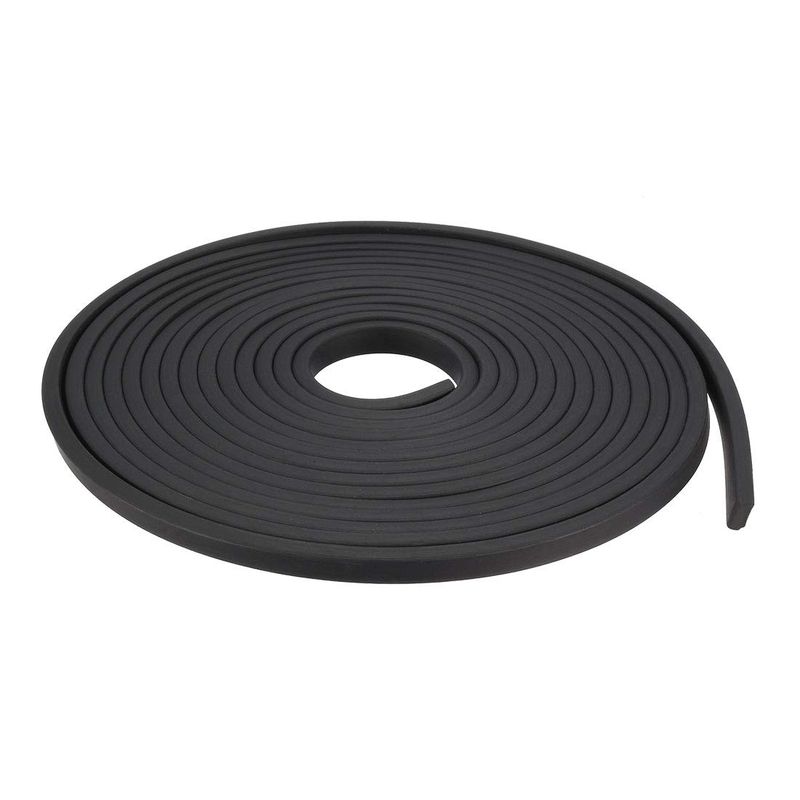 sourcing map Solid Rectangle Rubber Seal Strip 5mm Wide 3mm Thick, 3 ...
