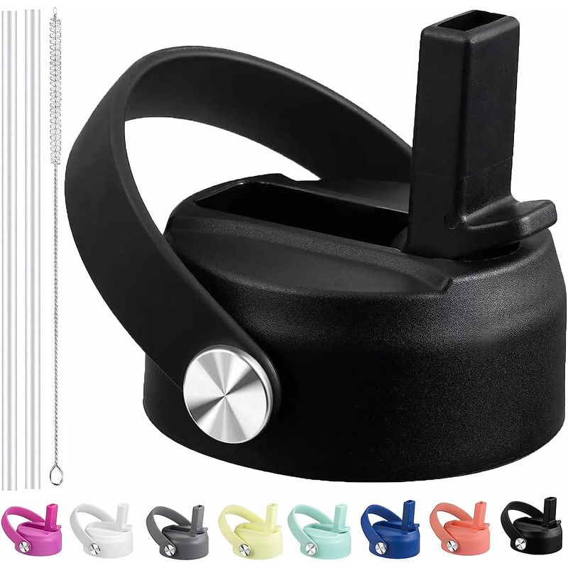 Straw Lid for Hydroflask, Lids with Straw Compatible with Hydro Flask Wide Mouth 32 40 oz Water ...