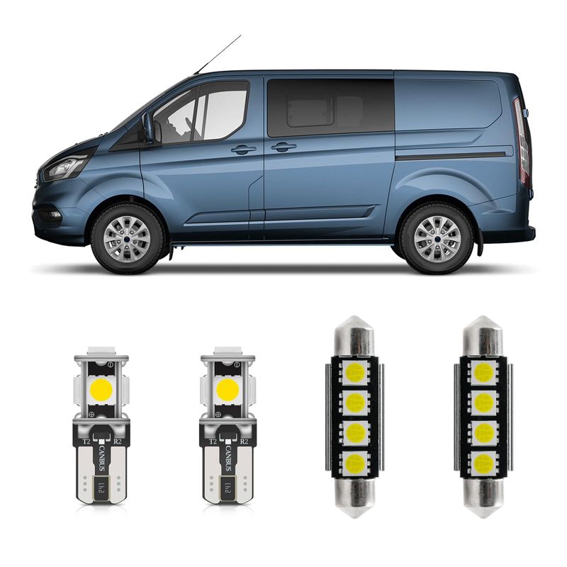 njssjd 11pcs White LED Interior Light Kit for 2012-2023 F.ord Transit ...