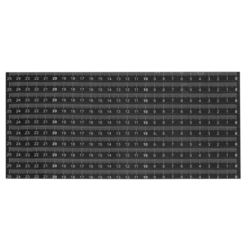 PATIKIL Adhesive Ruler, 10 Pack 25cm Backed Tape Measures Tape Sticker ...