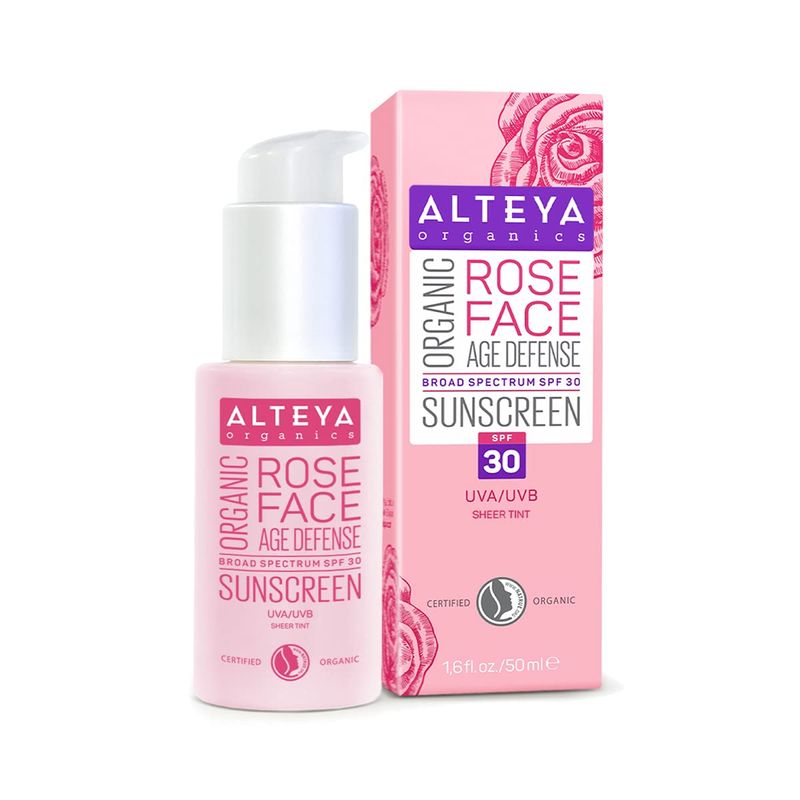 Alteya Organic Sunscreen Rose Face Cream SPF30-50 ml - Online ...