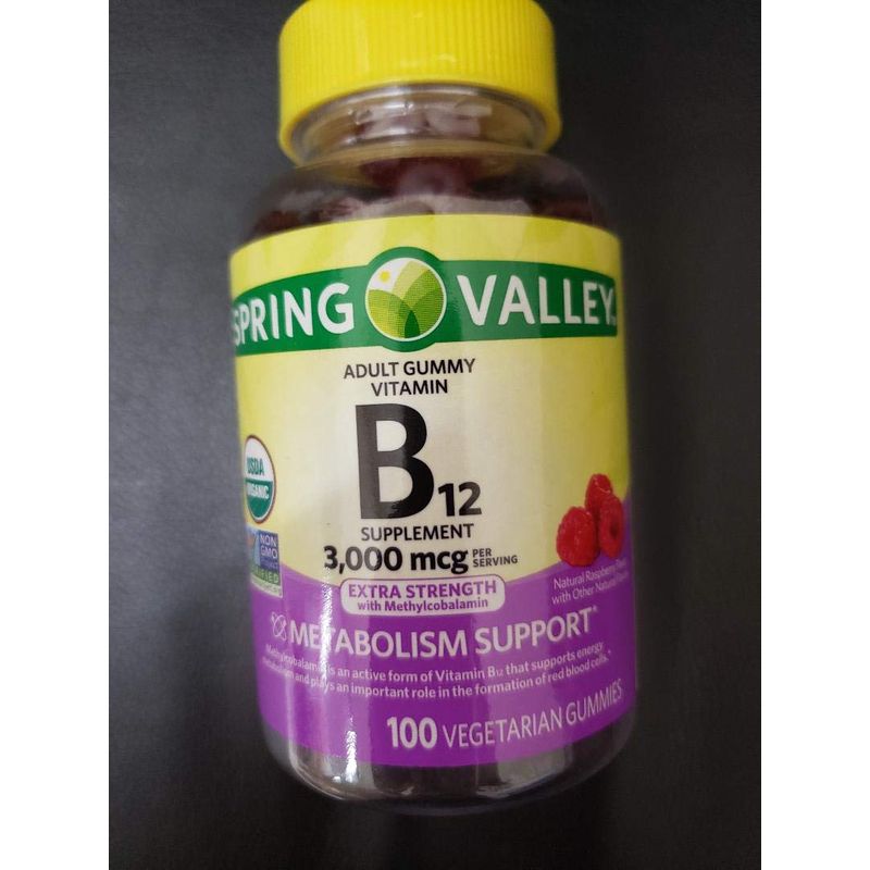 SPRING VALLEY B12, 3000 MG, 100 Gummies - EveryMarket