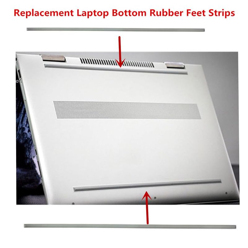 Replacement Laptop Bottom Rubber Feet Strips for HP Envy x360 15-DS,15 ...