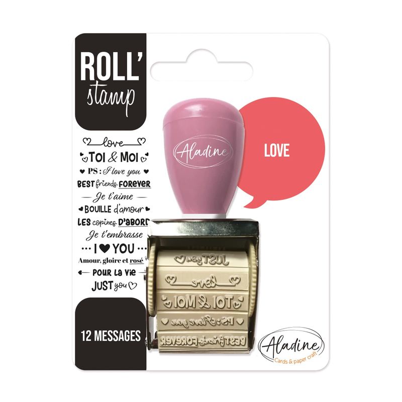 Aladine - Roll' Stamp Love - Adjustable Stamp - Ideal for Bullet ...