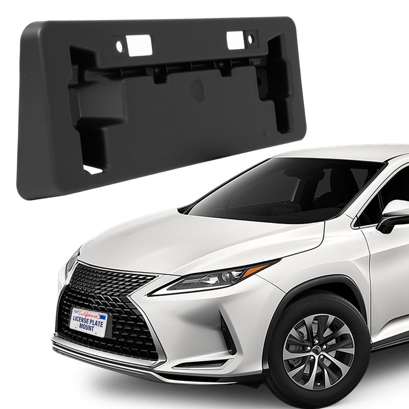 ABS Front License Plate Holder & Frame Bracket- Enhanced Anti ...
