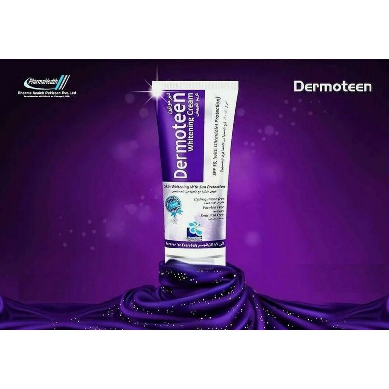 Dermoteen Whitening Cream Instant Glow Lighten Improve Skin Tone ...
