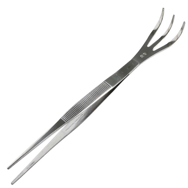 Wazakura 2 in 1 Bonsai Tweezers with Root Rake in Stainless Steel MADE ...