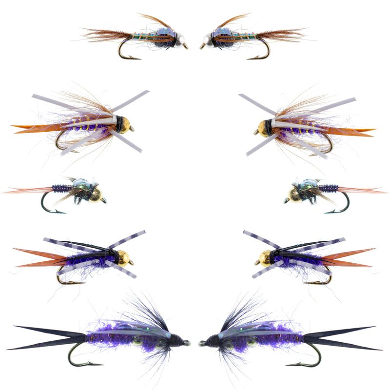 The Fly Fishing Place Basics Collection - Bead Head Purple Nymph ...