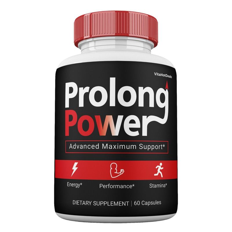 Prolong Power Capsules for Men, Max Strength Male Supplement Pills (1 ...