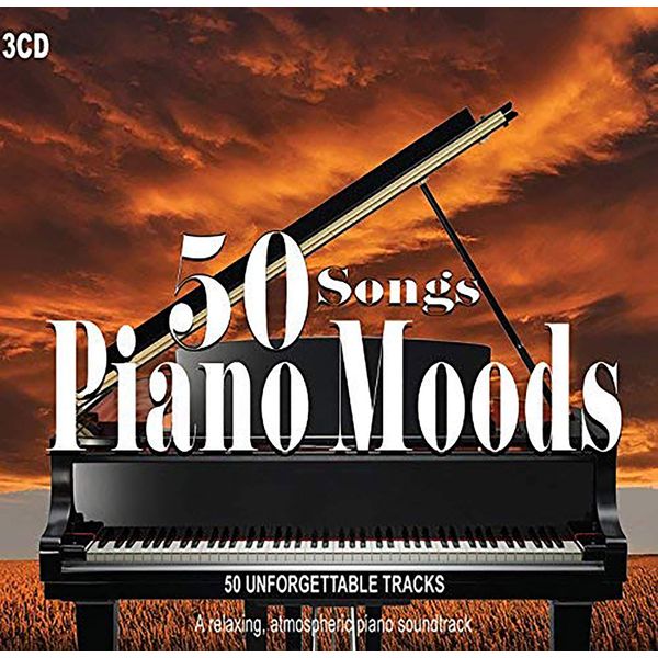 50 Songs Piano Moods: 3 CD, Piano Music, Relax Music, Classical Music, Soft Piano, Piano Pieces ...