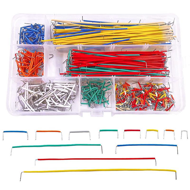 (560 Pcs) MCIGICM Breadboard Jumper Wire Cables for Arduino, 14 Vaules ...
