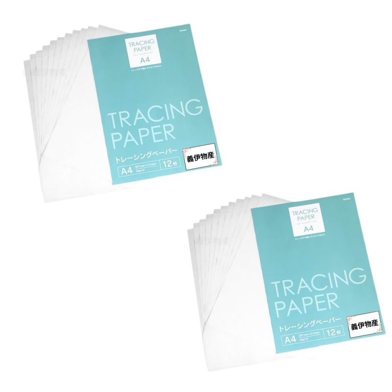 Tracing Paper A4, 12 Pieces, Tracing Copy Paper, Draft, Transfer, Copy ...