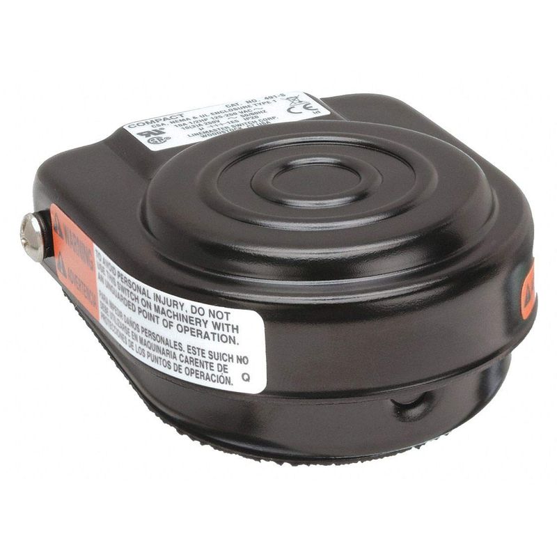 Linemaster 491-S Compact Foot Switch, Electrical, Single Pedal ...