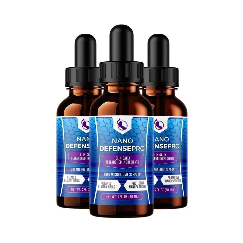 (3 Pack) Nano Defense Pro Drops - NanoDefense Liquid Foot Microbiome ...