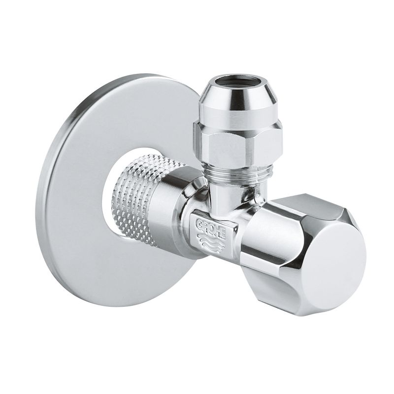 GROHE 22018 Angle Valves 1/2 x 3/8"Rose Squeeze Connection 10 MM VPE ...