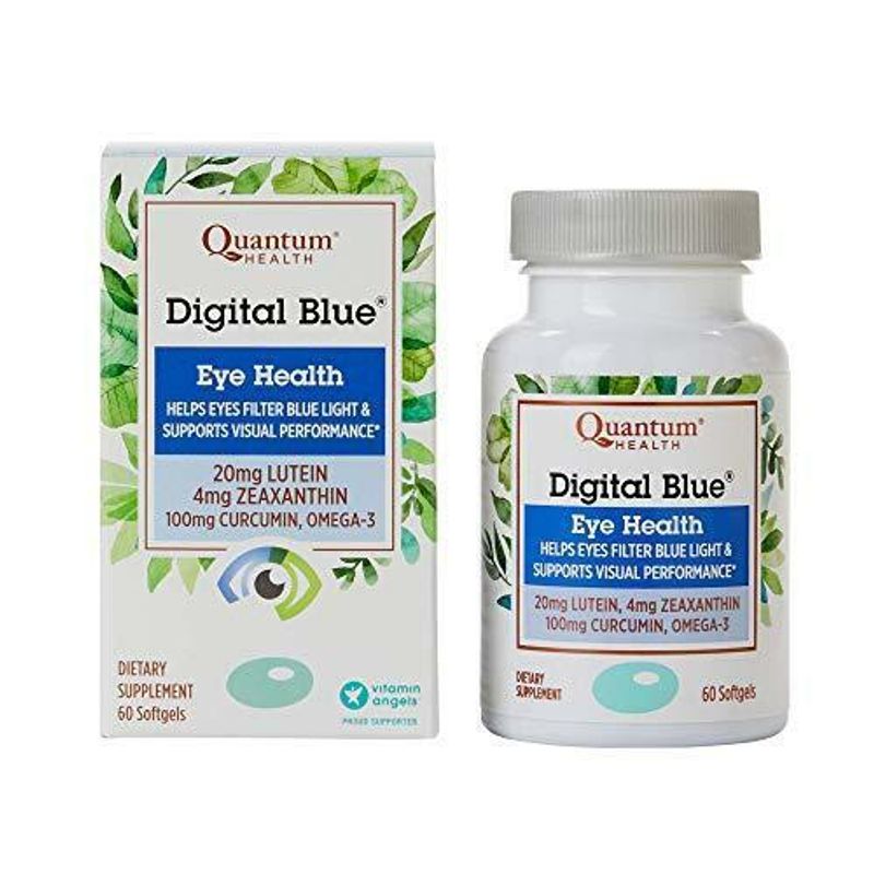 Quantum Health Digital Blue, Lutein and Zeaxanthin Eye Vitamins ...