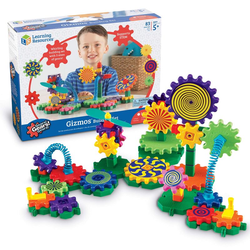 Learning Resources Gears! Gears! Gears! Gizmos Building Set, 83 Pieces ...
