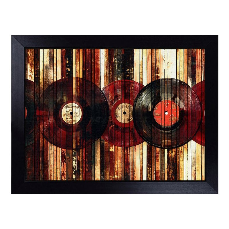 Vinyl Record Design Vol.1 | Lap Tray with Padded Cushion, Portable ...