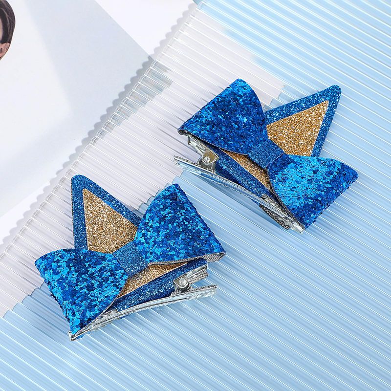 1 Pair Bluey Ears Hair Clip， Glitter Bluey Ears for Kids Bluey Bow Hair ...